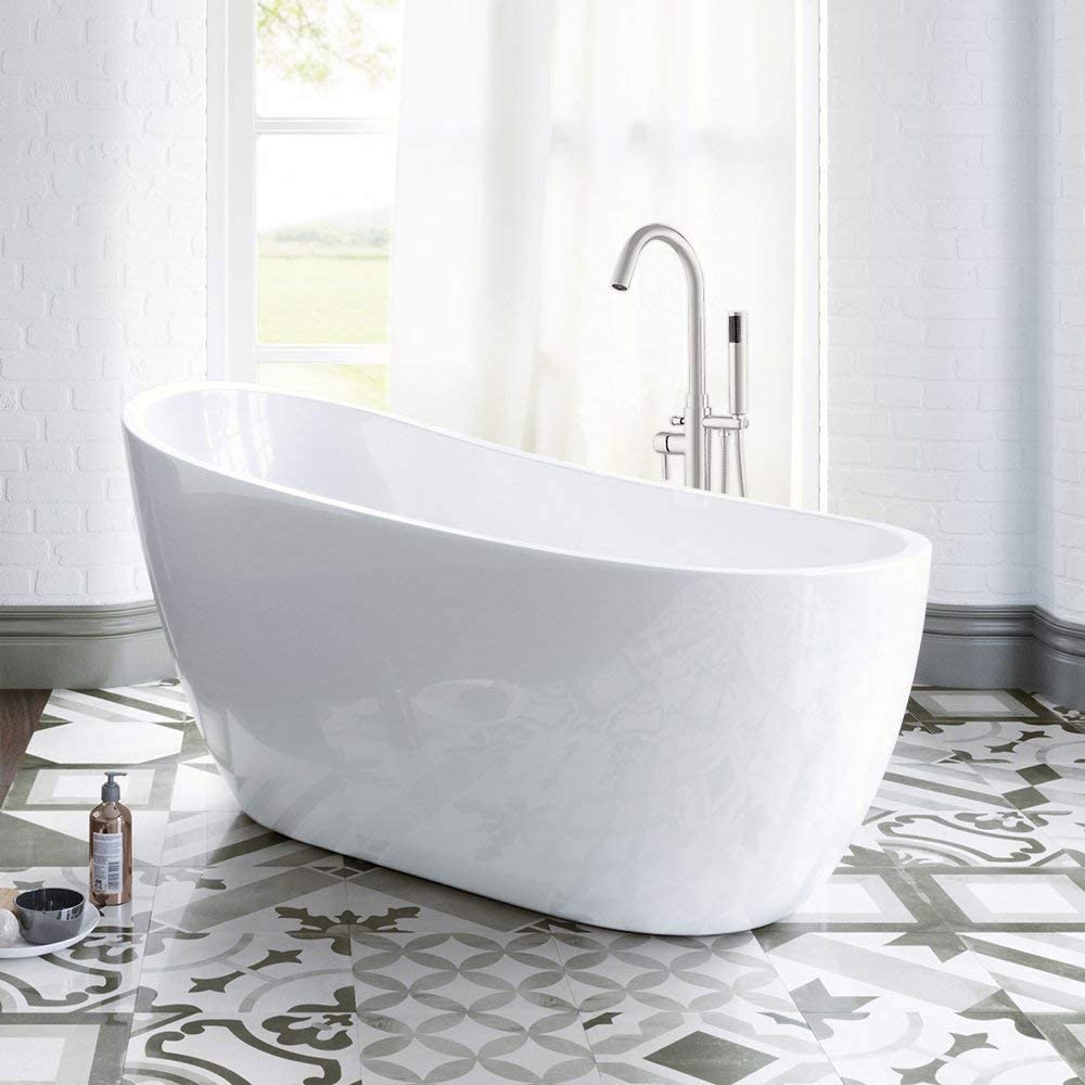Woodbridge B 0006 BTA 1507 White 54 Acrylic Freestanding Tub